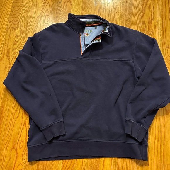 Orvis | Sweaters | Orvis Mens Navy Quarter Zip | Poshmark